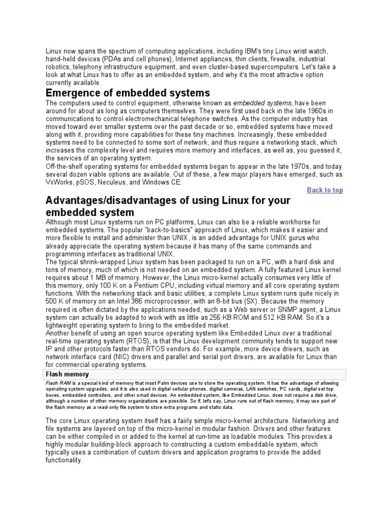 Embedded Linux Server | PDF | Linux | Embedded System