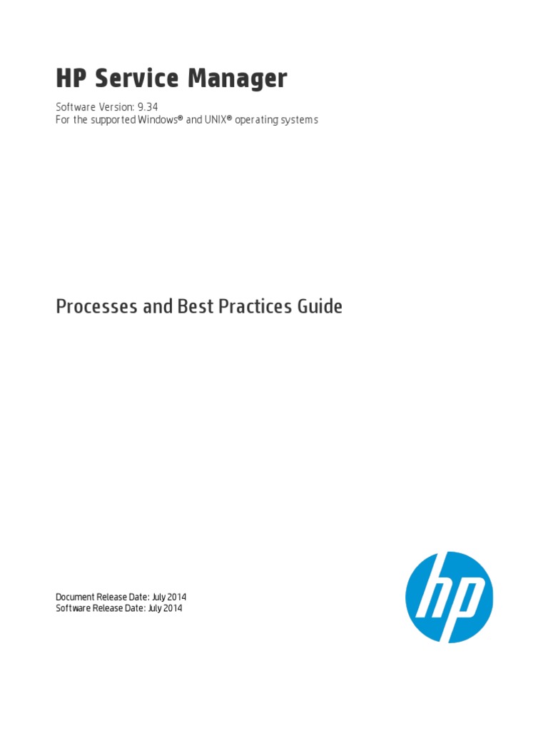 SM Best Practices PDF | PDF | Itil | It Service Management