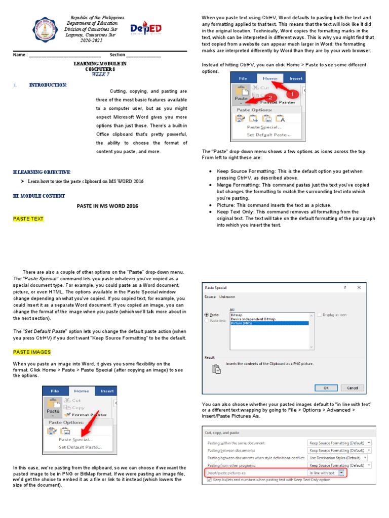 Name: - Section | PDF | Microsoft Word | Software