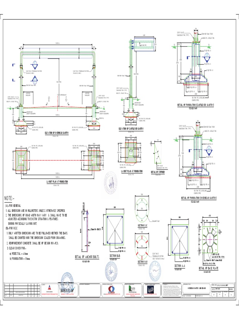 Overhead Gantry Sign Board | PDF | Equipment | Mechanical Engineering