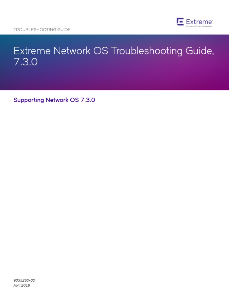 Nos 730 Troubleshooting | PDF | Network Switch | Load Balancing (Computing)