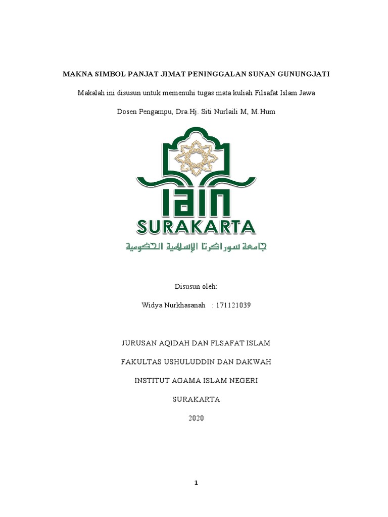 Makna Simbol Panjat Jimat Peninggalan Sunan Gunungjati | PDF | Agama ...