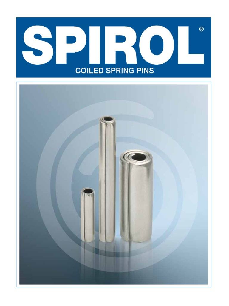 Coiled Spring Pins | PDF | Strength Of Materials | Engineering Tolerance