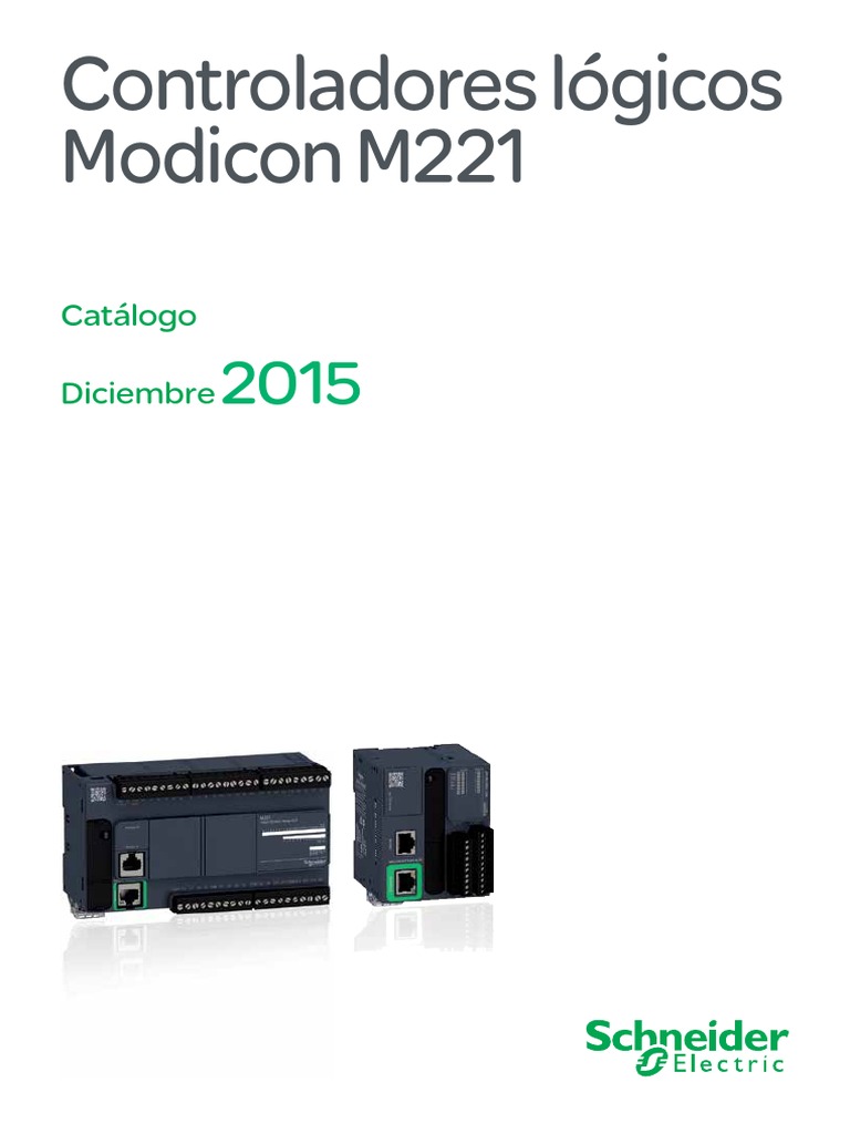 Catálogo - Controladores Lógicos Modicon M221 | PDF | Controlador ...