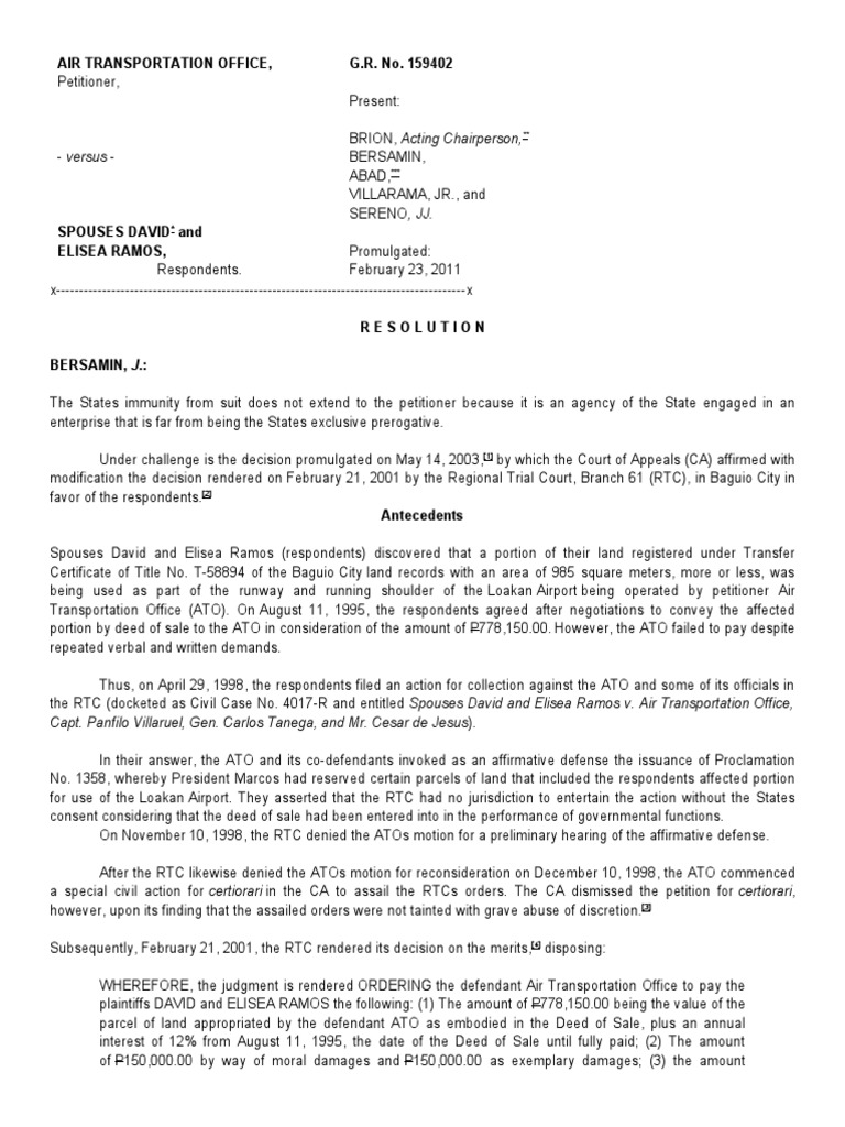 State Immunity | PDF | Sovereign Immunity | Lawsuit