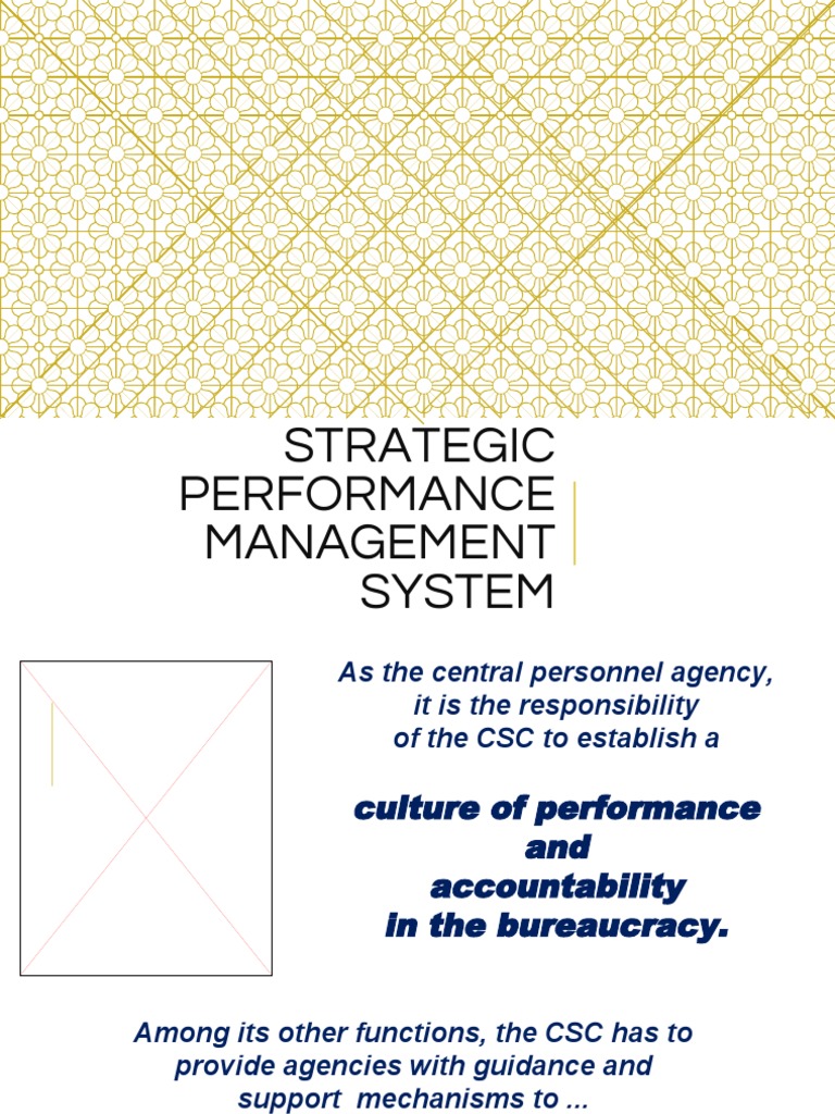 CSC Strategic Performance Management System | PDF | Competence (Human ...