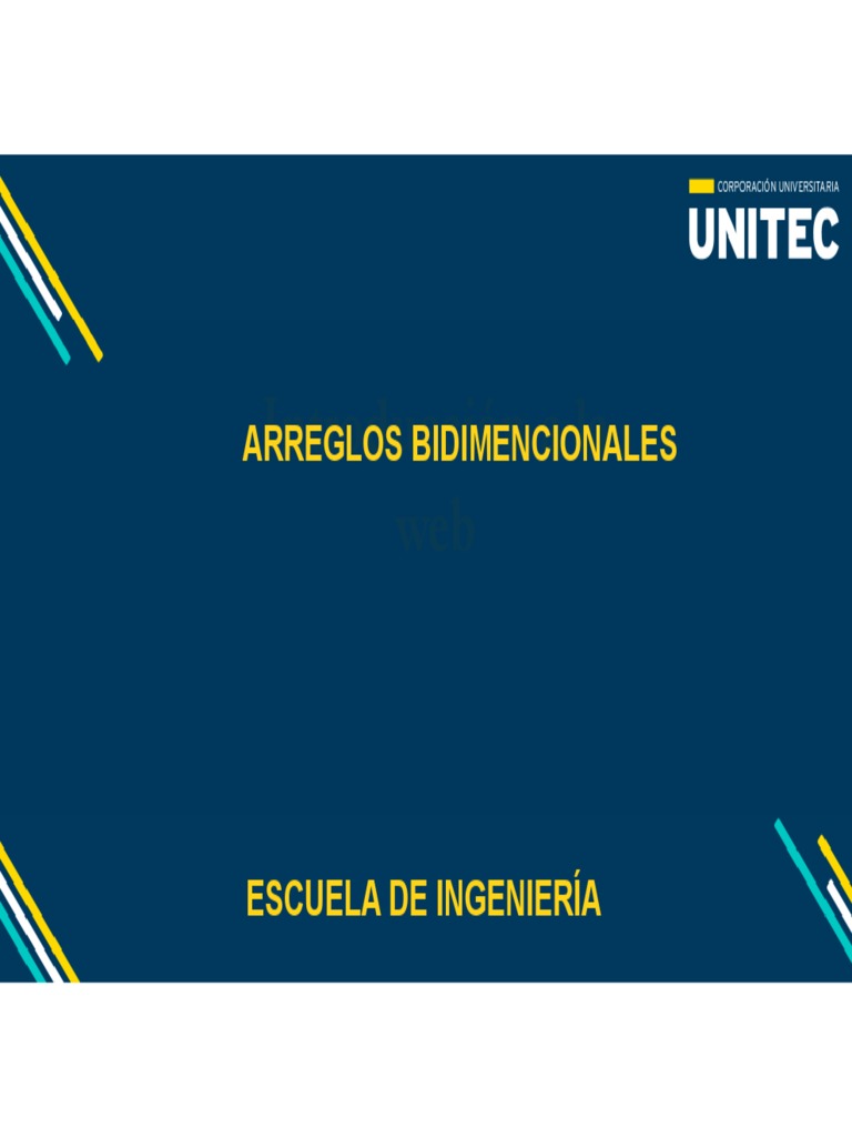 Arreglos BIdimensionales | PDF | Matriz (Matemáticas) | Estructura de ...