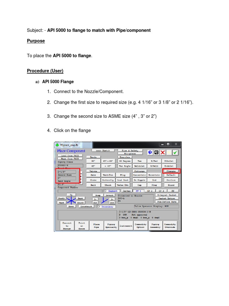 Purpose: API 5000 Flange | PDF