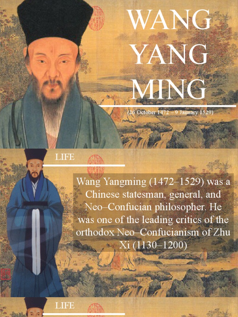 Wang Yang Ming | PDF | Confucianism | Chinese Philosophy