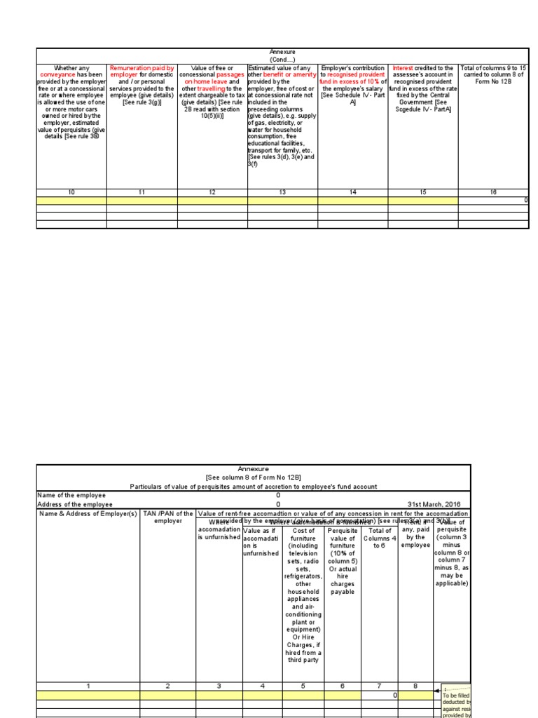 Form 12B FY 2020-21 | PDF | Employee Benefits | Salary