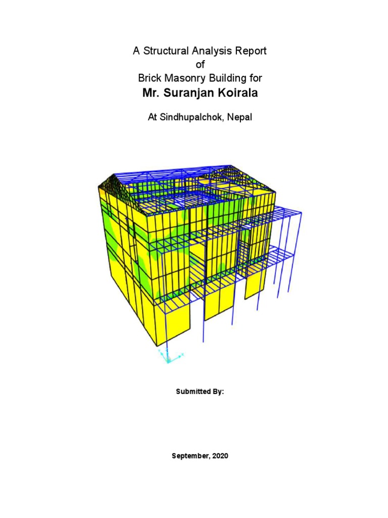 Structural Analysis Report | PDF | Masonry | Structural Load