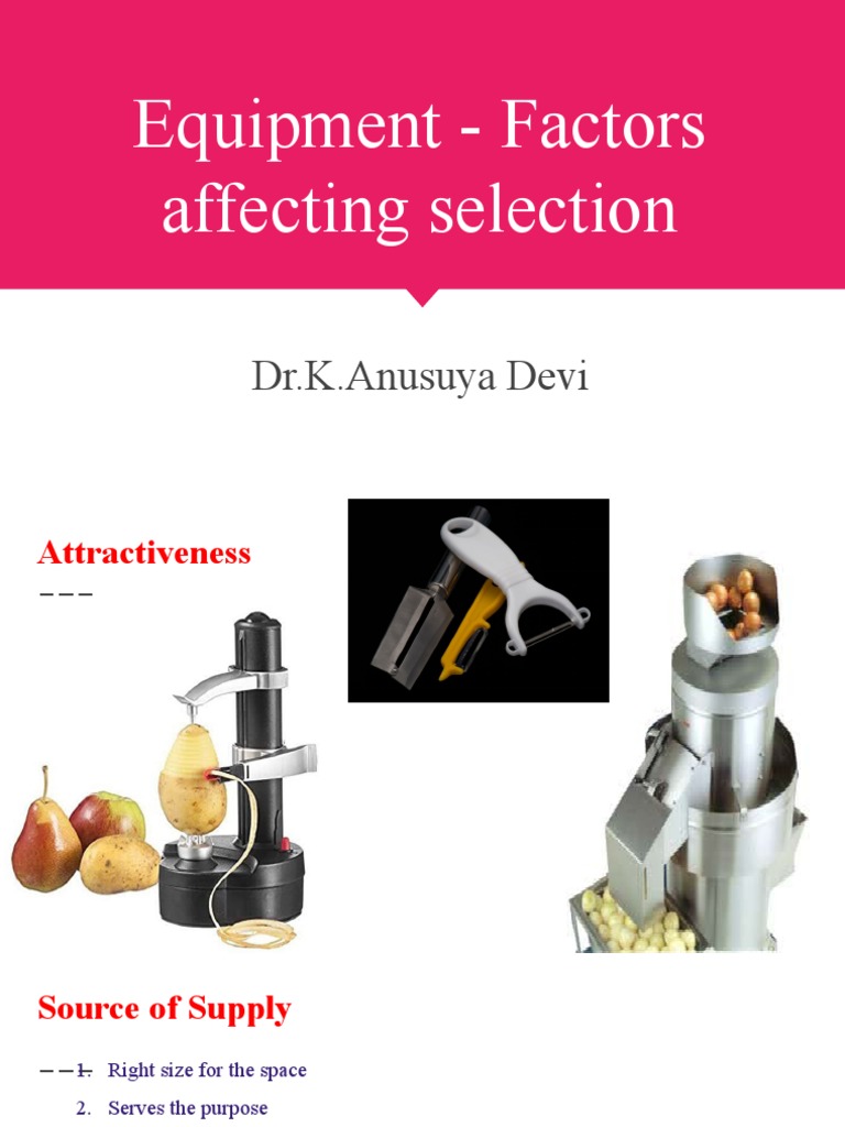 Equipment - Factors Affecting Selection | PDF | Corrosion | Cookware ...