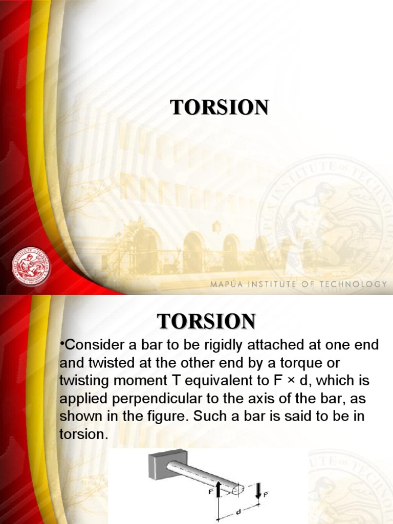 M32 10torsion | PDF | Torque | Physical Phenomena
