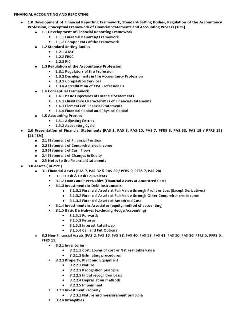 Revised CPALE Syllabus - Editable | PDF | Internal Control | Capital ...