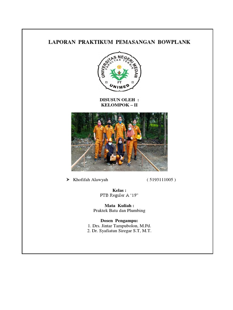 Praktikum Pemasangan Bowplank Teknik Bangunan | PDF | Teknologi & Rekayasa