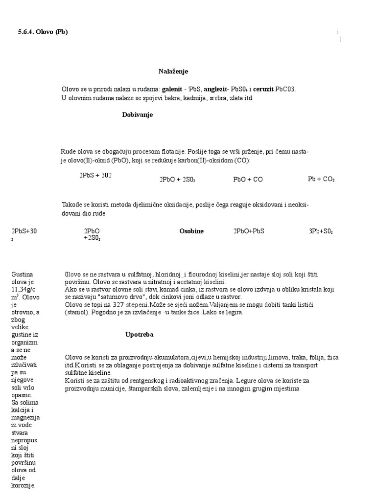 Olovo | PDF