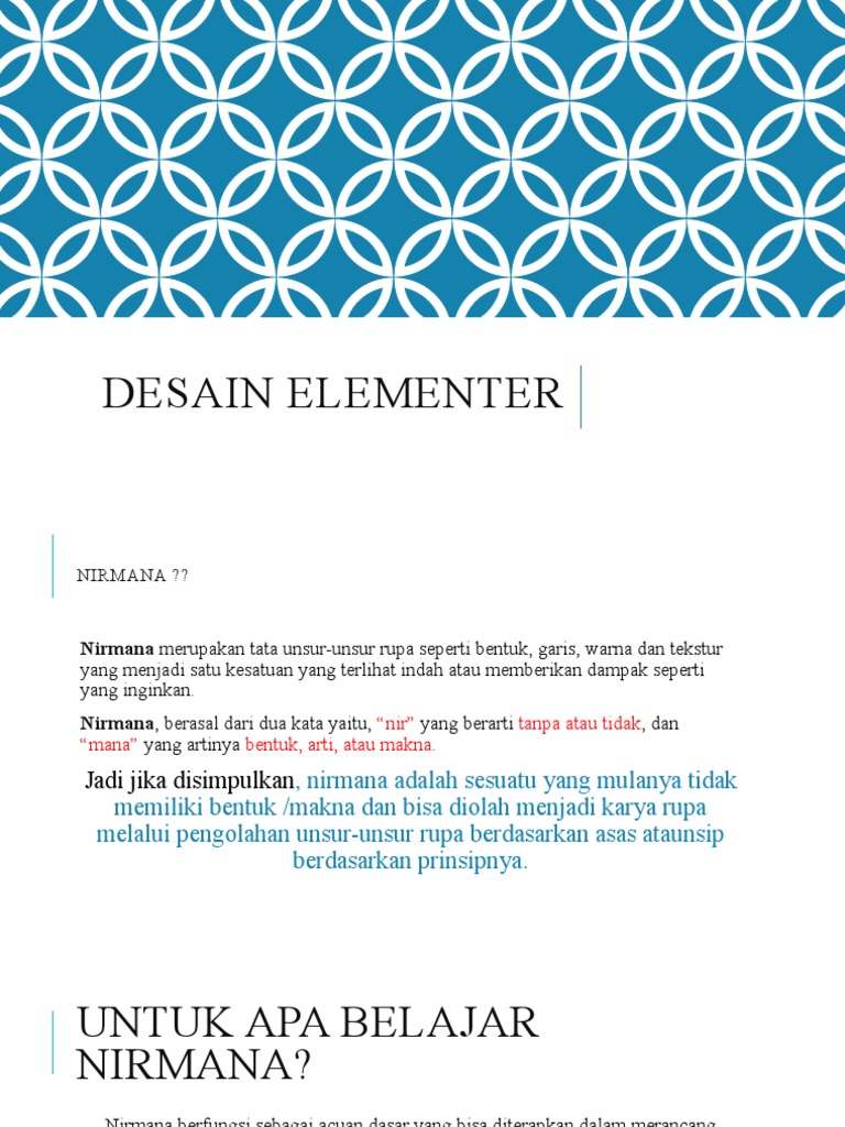 Desain Elementer - Nirmana Dwimatra | PDF