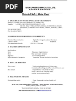 PAC Powder Safety Data Sheet | PDF | Water | Sodium Carbonate