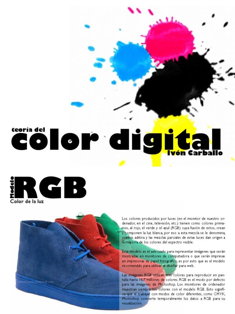 Teoría Del Color Digital | PDF | Color | Impresora (Computación)