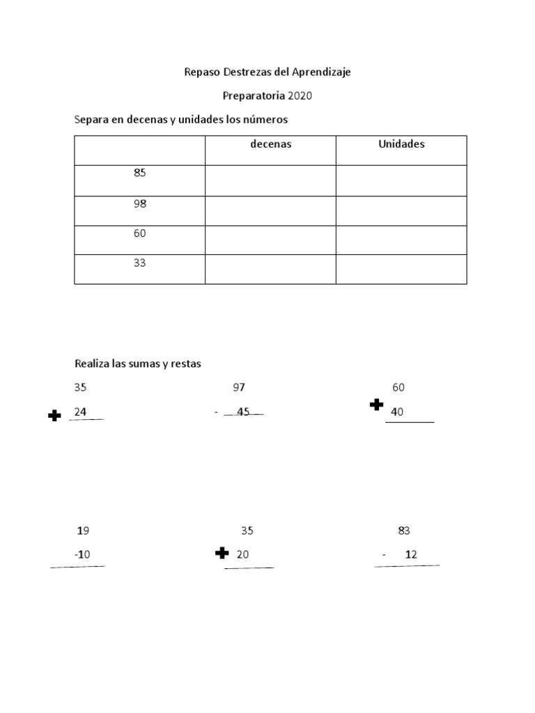 Repaso Destrezas Del Aprendizaje | PDF | Métodos y materiales de enseñanza