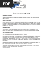 Method Statement of Gasket, Flange, Fittings and Valves Tightening Sequence | PDF | Screw | Pipe ...