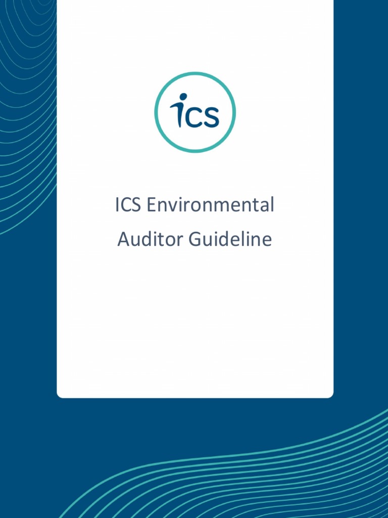 2018.08.03-ICS - Environmental Auditor Guideline | PDF | Regulatory ...