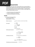 FOUNDATION RCD of Footings 2 Rectangular Footing | PDF | Materials ...