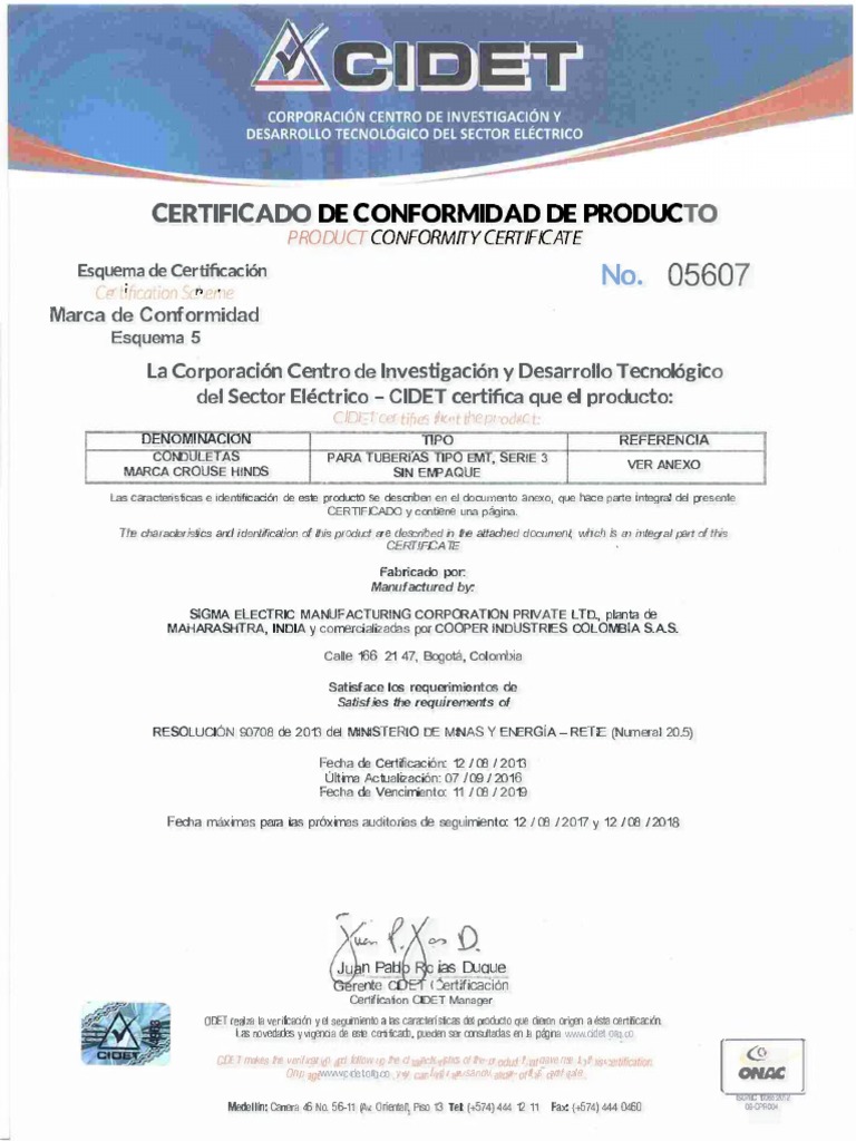 Conduletas Tubería EMT PDF | PDF