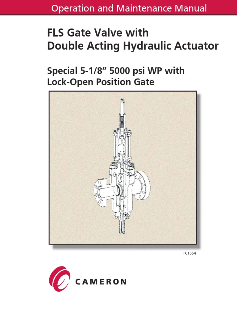 Operacion y Manual de HCR 5000 Psi (Actuador Hidraulico) | PDF | Valve ...