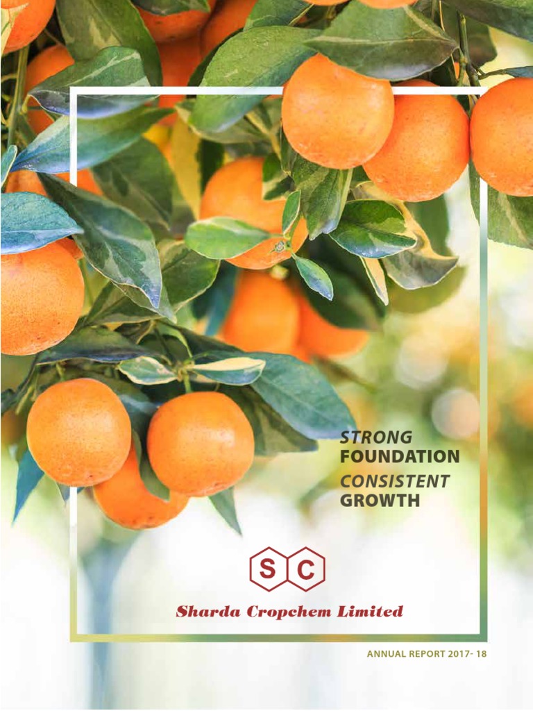 Sharda Crop - Annual Report 2017-18 PDF | PDF | Agriculture | Economic ...