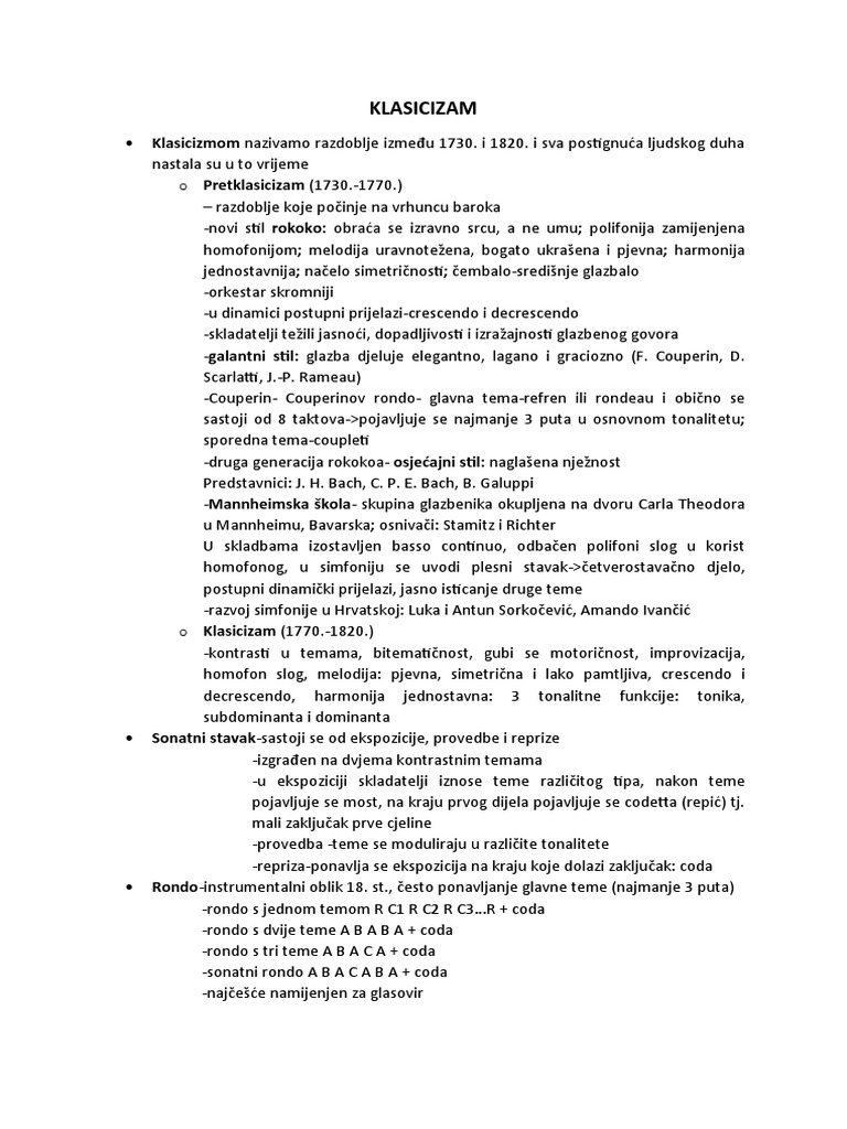 KLASICIZAM | PDF