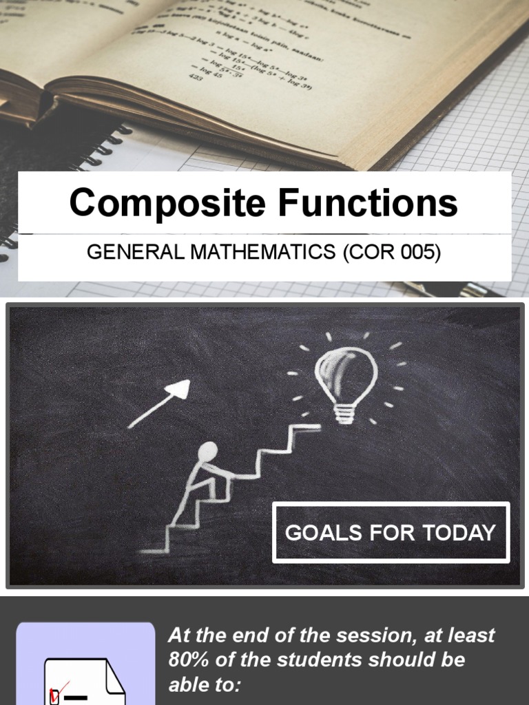 Composite Functions: General Mathematics (Cor 005) | PDF | Function ...