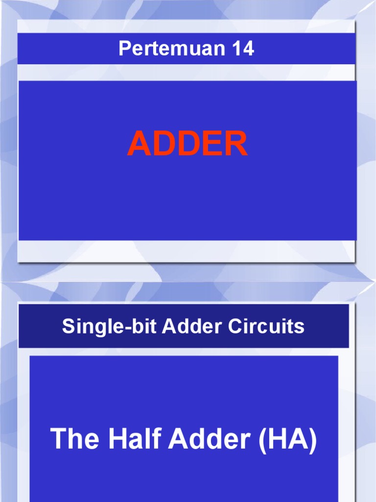 Rangkaian Aritmatika | PDF | Arithmetic | Electronic Circuits