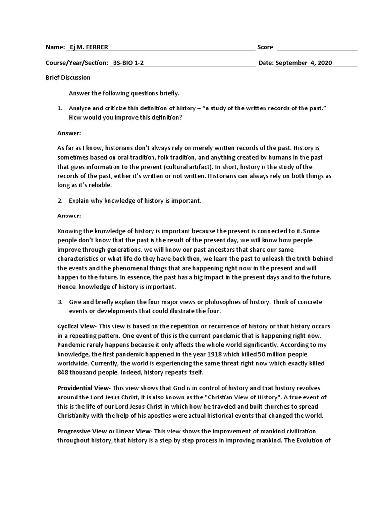 CRPH Chapter 1 Activities | PDF | Human | Identity (Social Science)