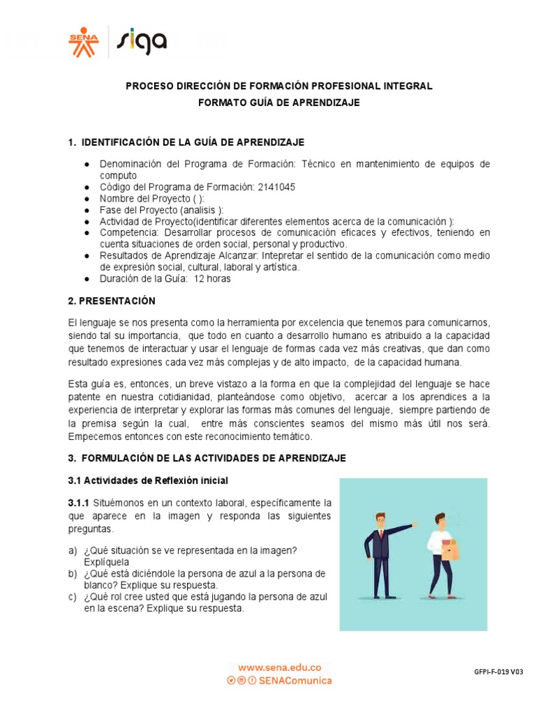 Guía RAP 1 - Interpretar... | PDF | Pinturas | Comunicación