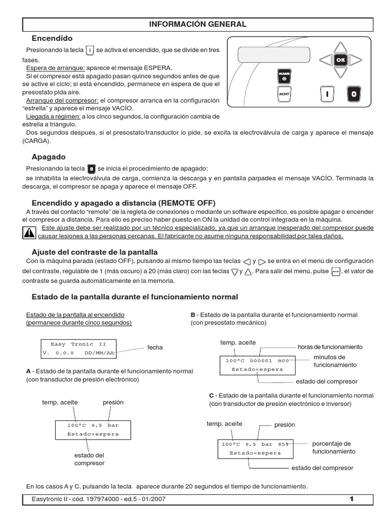Manual - Controlador - Easytronic II (01042008 - Rev05) | PDF ...