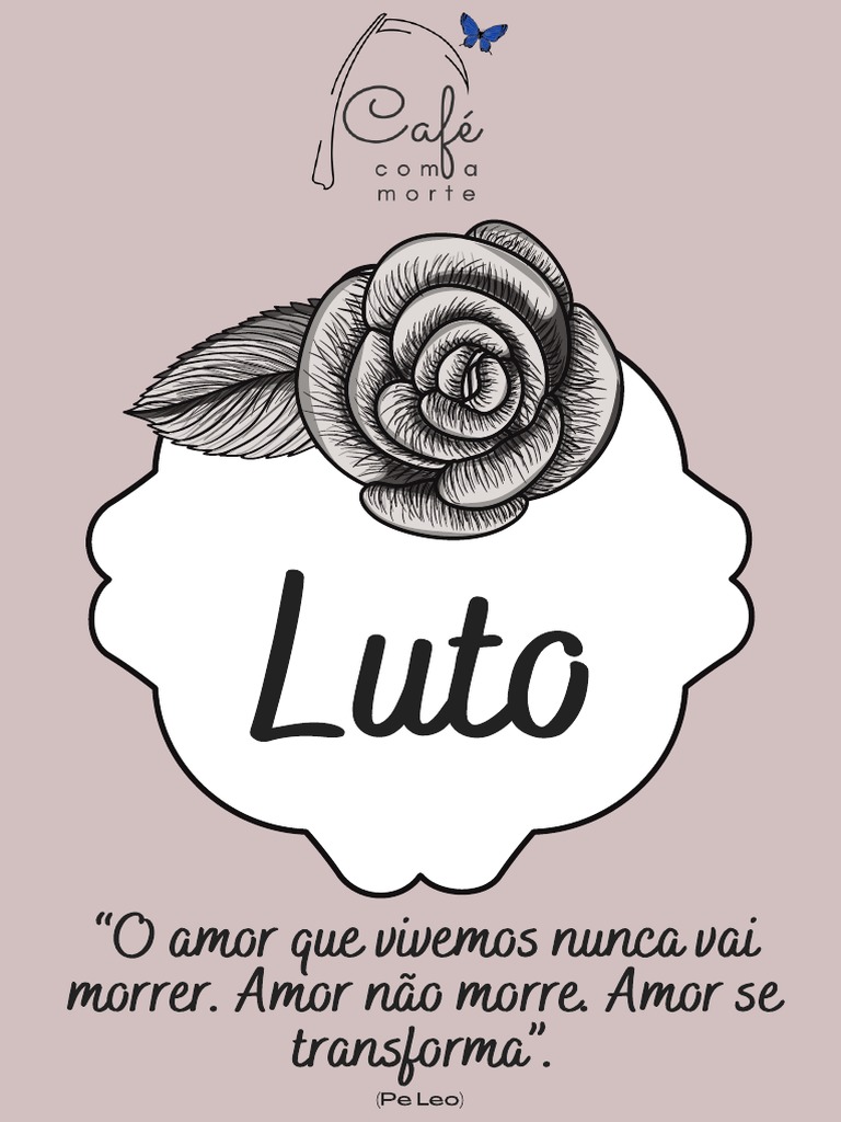 Cartilha Luto Café Com A Morte PDF | PDF | Depressão | Conceitos psicológicos