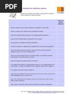 Effective Report Submission Checklist | PDF