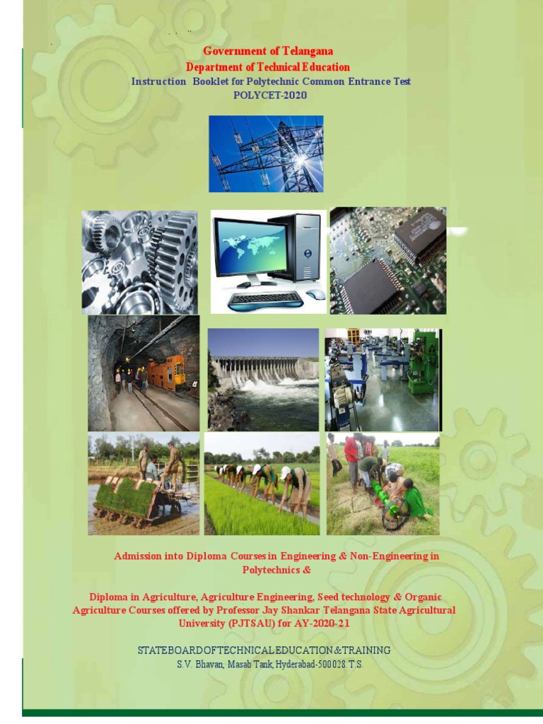 POLYCET-2020 Admission Guidelines | PDF | University And College ...