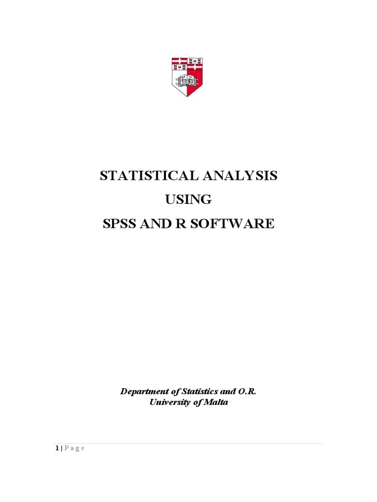 Intro to SPSS & R for Students | PDF | Spss | Dependent And Independent ...