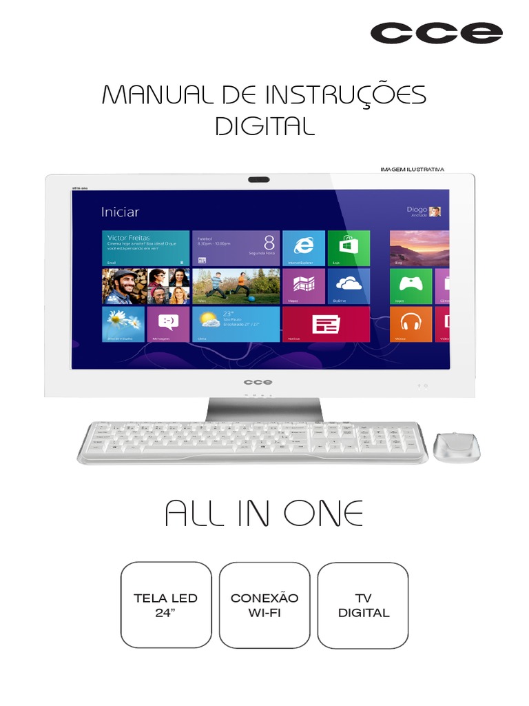 Manual Cce Desktop All in One | PDF | HDMI | USB