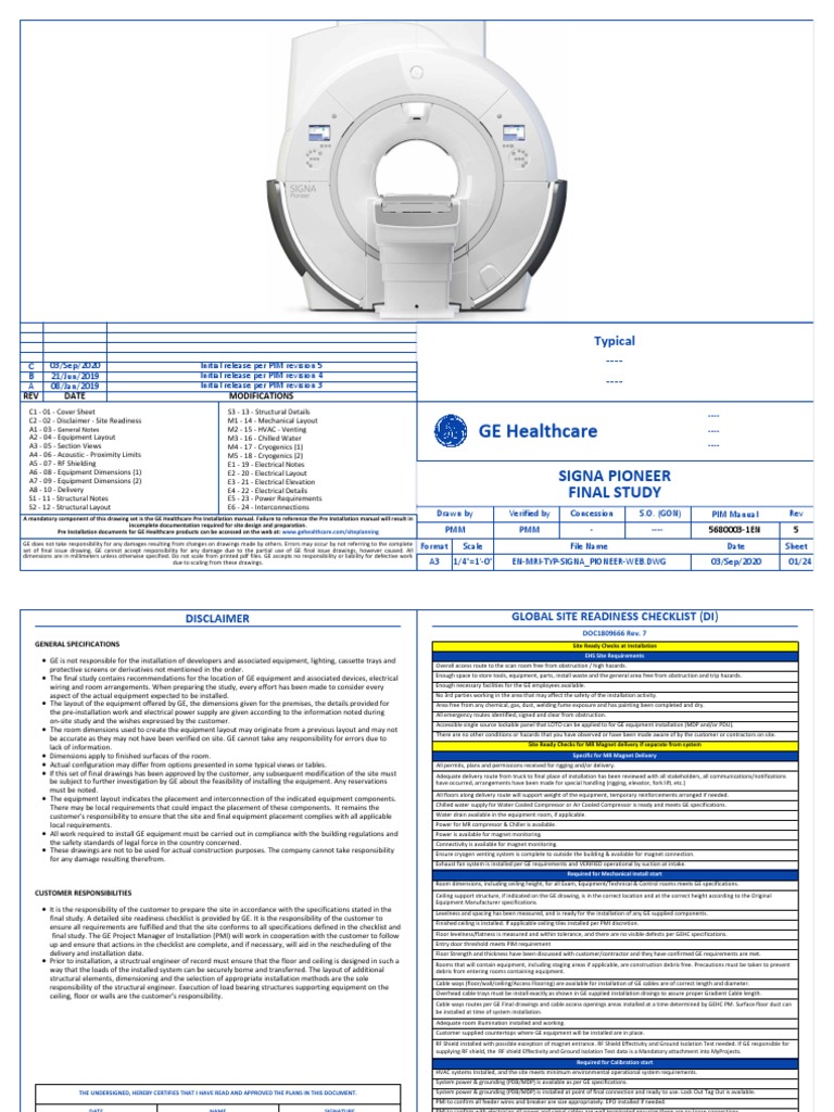 Ficha Tec Equipo 3T GE | PDF | Specification (Technical Standard ...