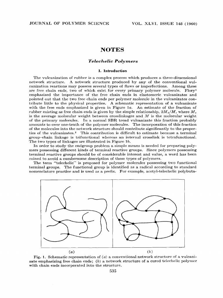 Telechelic Polymers | PDF | Polymers | Polymerization