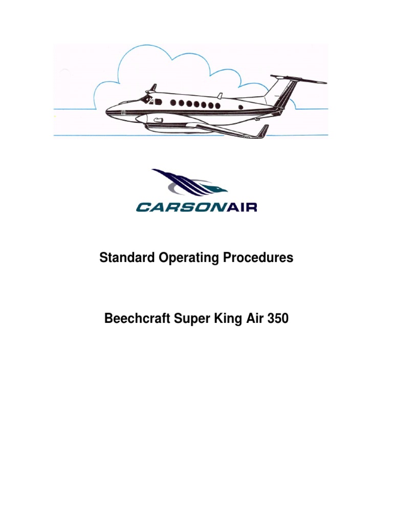 2011-03-16 B350 Efis 85 Sop | PDF | Instrument Flight Rules | Air ...
