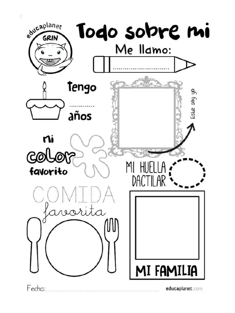 Actividad Me Conozco. | PDF