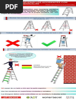 Carla de Uso de Escaleras Portatiles | PDF | Escalera | Science