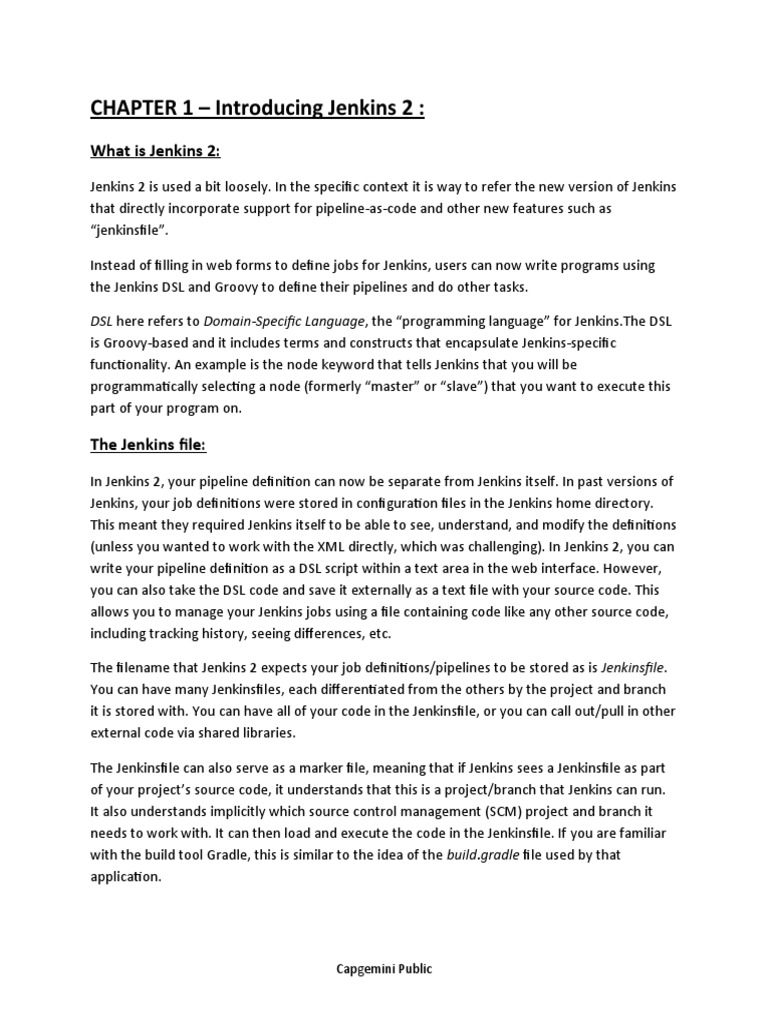 Jenkins 2 Up & Running Tutorial-Chapter01 | PDF | Computer Programming | Software Development
