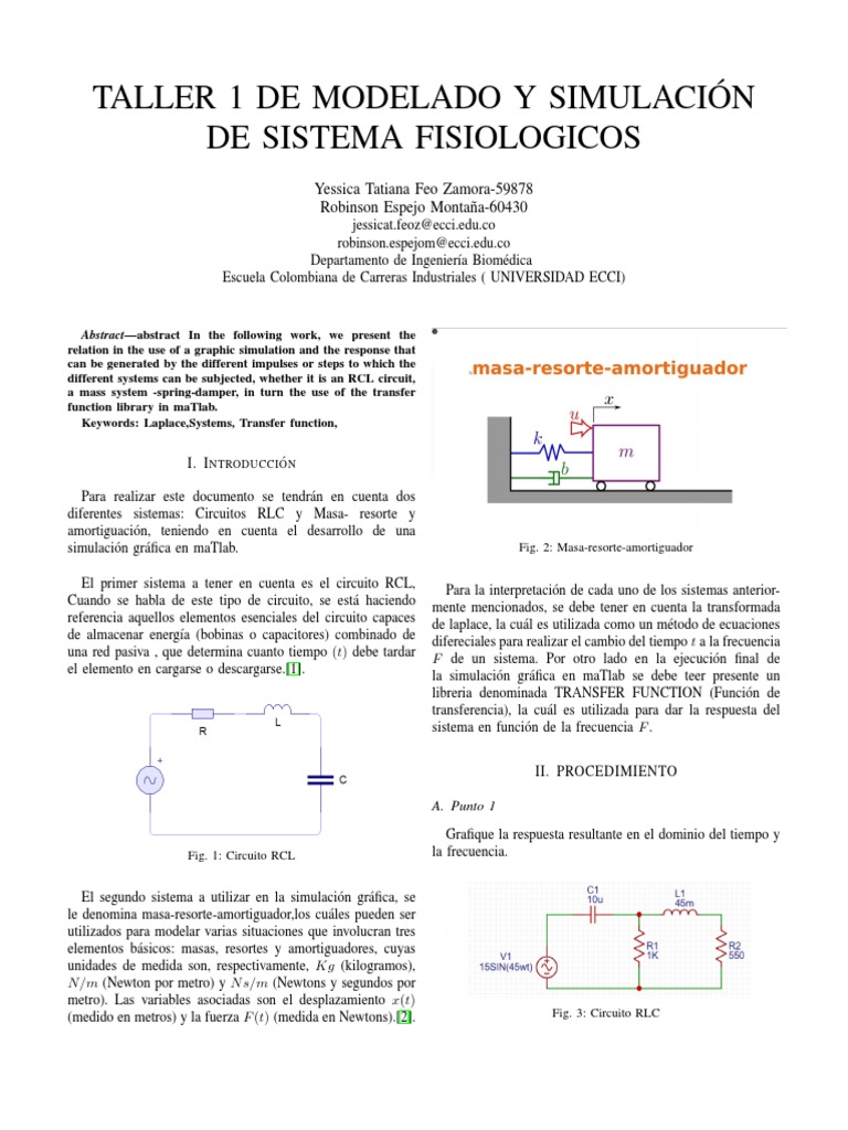 Taller Modelado | PDF | Velocidad | Masa