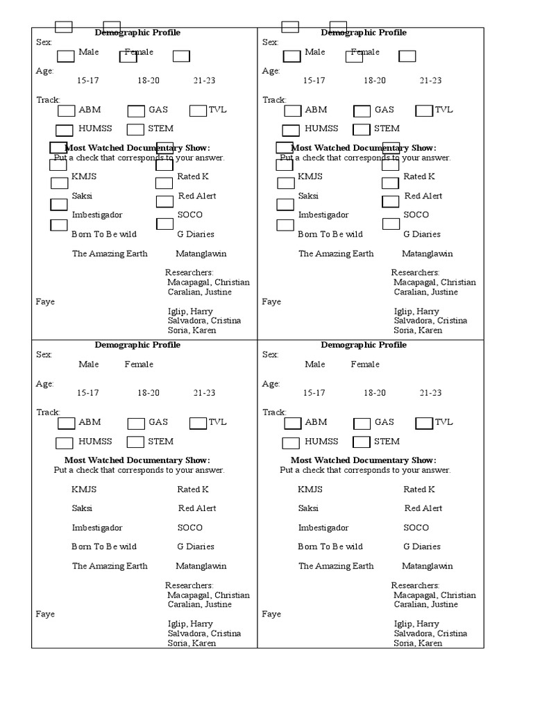 Demographic Profile Demographic Profile | PDF | Business