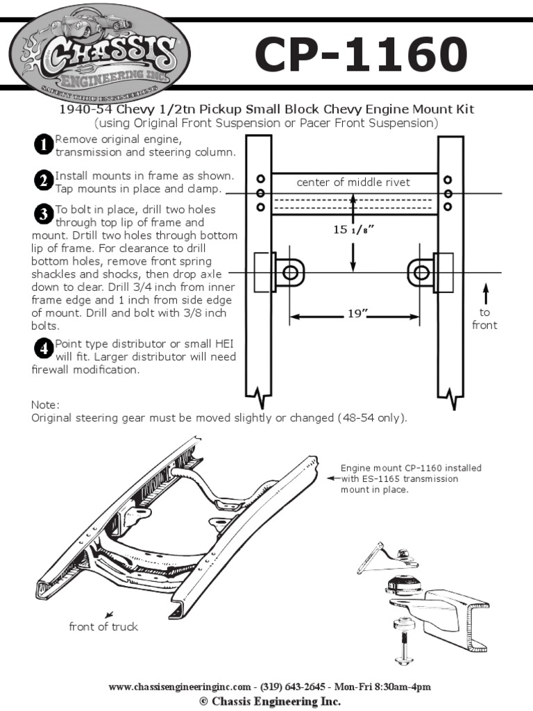 Using Original Front Suspension or Pacer Front Suspension | PDF